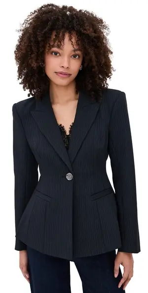 L'Agence Therese Cinched Waist Blazer
