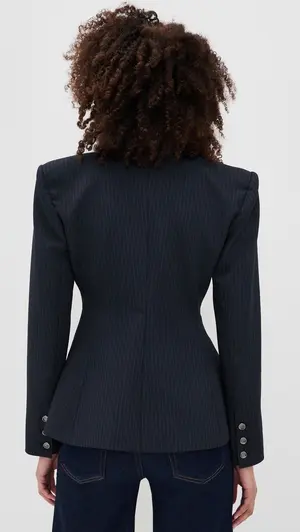 L'Agence Therese Cinched Waist Blazer