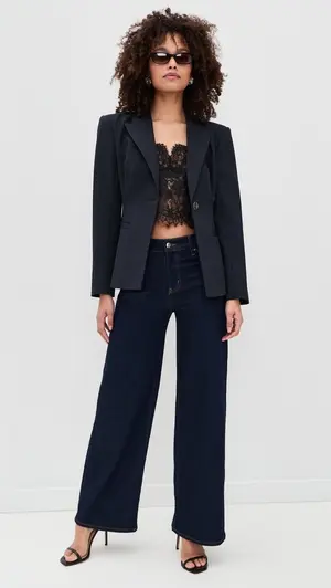 L'Agence Therese Cinched Waist Blazer