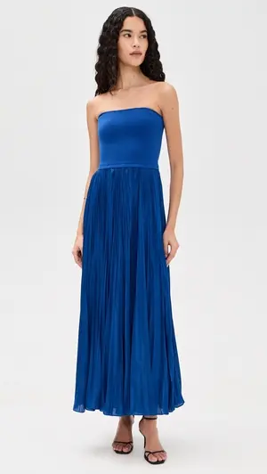 LA LIGNE Strapless Midi Dress