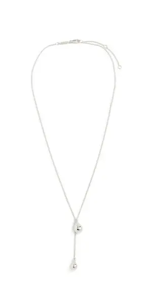 OTIUMBERG Stilla Lariat Necklace - Silver