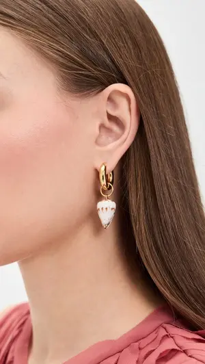 LOGAN TAY Pearl Mismatched Earrings