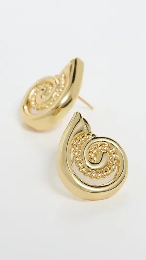 LOGAN TAY Coastal Swirl Earrings