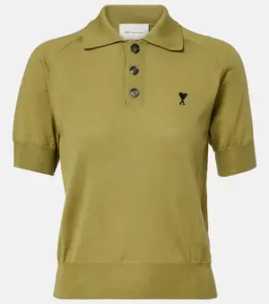 Ami Paris Cuff Polos For Men