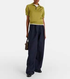 AMI Paris De Cœur Wool Polo Shirt