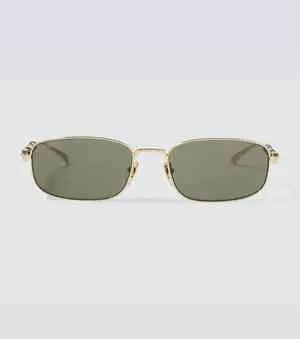 Gucci Bamboo Rectangle Sunglasses - Gold