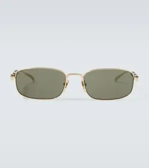 Gucci Bamboo Rectangle Sunglasses - Gold