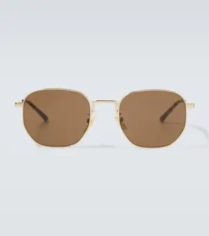 Gucci Round Frame Sunglasses - Gold