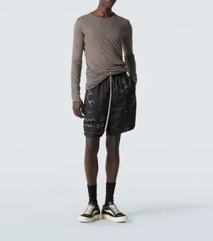 Rick Owens Printed Drawstring Shorts