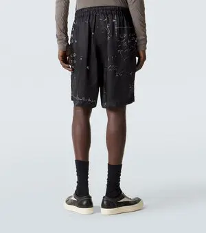 Rick Owens Printed Drawstring Shorts