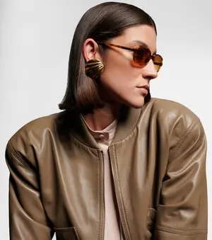 Chloé Judy Rectangle Sunglasses - Brown