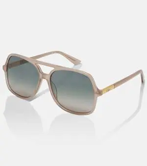 Chloé Judy Oversized Sunglasses - Beige