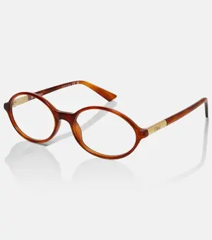 Chloé Judy Logo Oval Eyeglasses