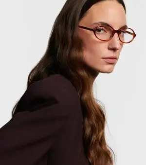 Chloé Judy Logo Oval Eyeglasses