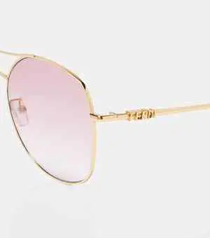 Fendi Graphy Aviator Sunglasses