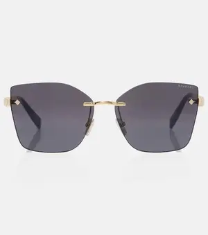 BVLGARI Tubogas Cat-eye Sunglasses - Gold