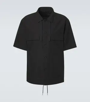 Sacai Cotton Typewriter Shirt - Black