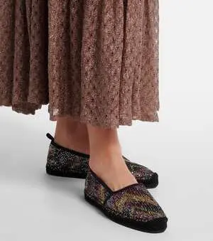 Missoni Elle Sequined Espadrilles