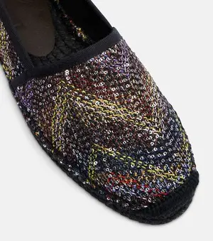 Missoni Elle Sequined Espadrilles