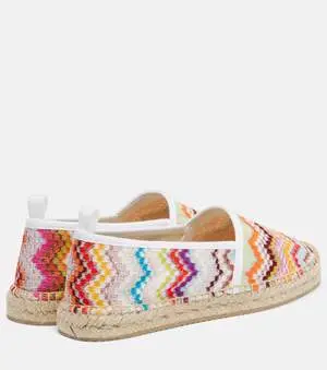 Missoni Elle Zigzag Lamé Espadrilles