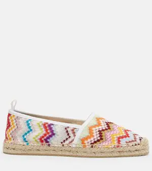 Missoni Elle Zigzag Lamé Espadrilles - Multicoloured