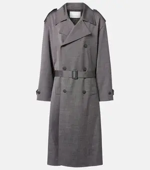 THE FRANKIE SHOP Bleecker Trench Coat - Grey