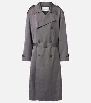 THE FRANKIE SHOP Bleecker Trench Coat - Grey