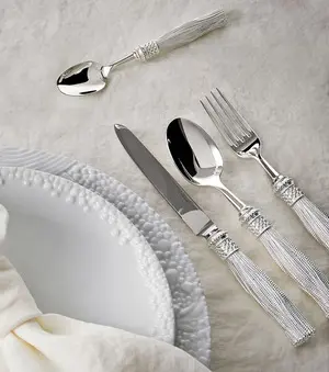 Christofle Pompon -plated Cutlery Set