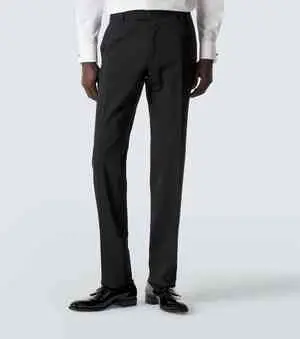 LARDINI Wool Tuxedo Pants