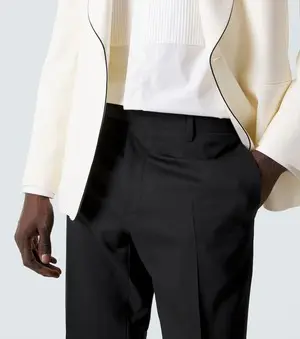 LARDINI Wool Tuxedo Pants