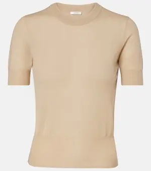 JOSEPH Cashair Cashmere Top - Beige