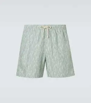 Canali Printed Swim Trunks