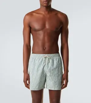 Canali Printed Swim Trunks