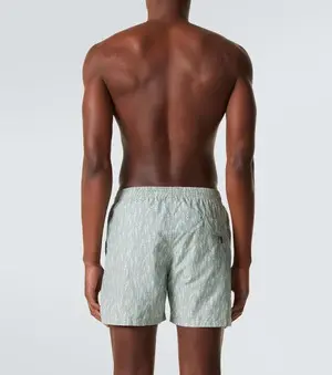 Canali Printed Swim Trunks