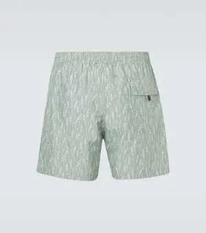 Canali Printed Swim Trunks