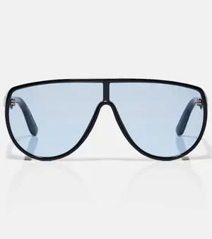 TOM FORD Achilles Aviator Sunglasses - Black