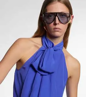 TOM FORD Achilles Aviator Sunglasses