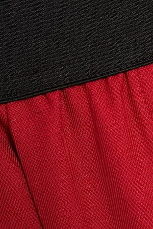 Loulou De Saison Takaroa Pleated Twill Straight-leg Pants - Red
