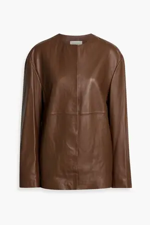 Loulou De Saison Atalia Leather Jacket - Brown