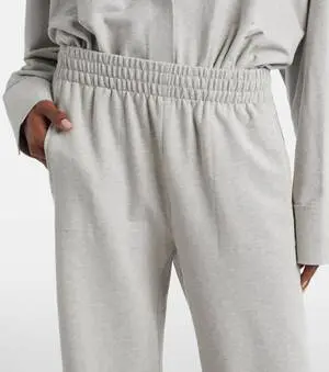 Norma Kamali Cotton-blend Jersey Sweatpants