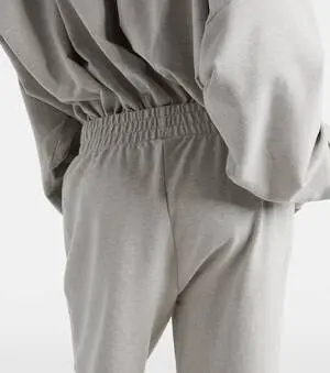 Norma Kamali Cotton-blend Jersey Sweatpants