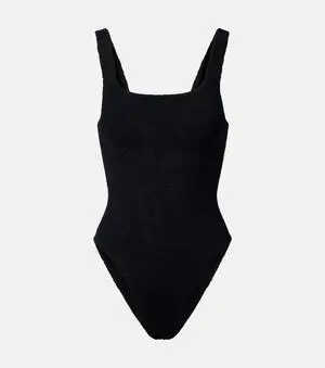 Hunza G Coverage Square Neck Swimsuit - Black