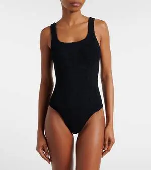 Hunza G Coverage Square Neck Swimsuit - Black