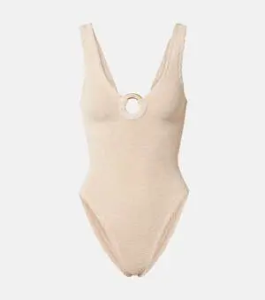 Hunza G Celine Swimsuit - White