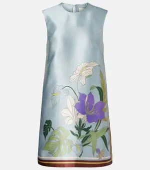 ALEMAIS Alfie Floral Minidress - Blue