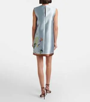 ALEMAIS Alfie Floral Minidress - Blue