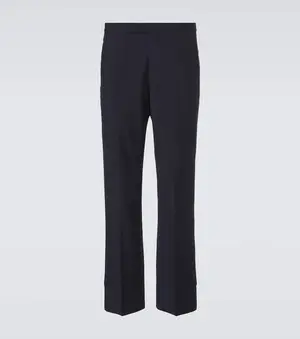 Prada Wool And Mohair Straight Pants