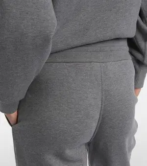 Loro Piana Banyan Cotton And Cashmere Sweatpants - Grey