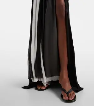 NENSI DOJAKA Carnation Maxi Skirt