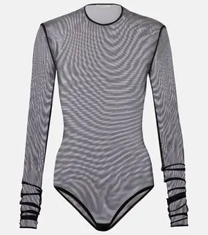 NENSI DOJAKA Sheer Bodysuit